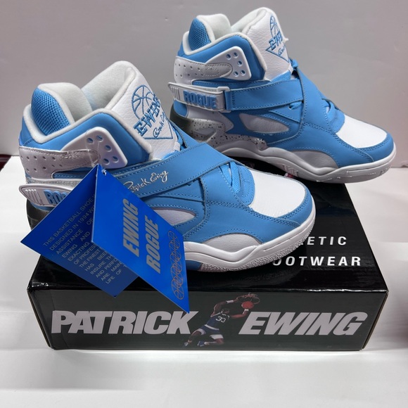 Ewing | Shoes | Patrick Ewing Rogue Ethereal Blue White Sneakers ...